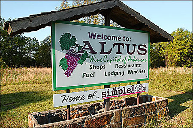 Altus, Wine Capitol of Arkansas
